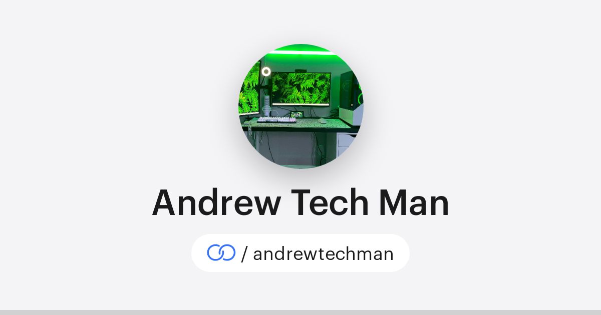 Andrew Tech Man (/andrewtechman) · solo.to