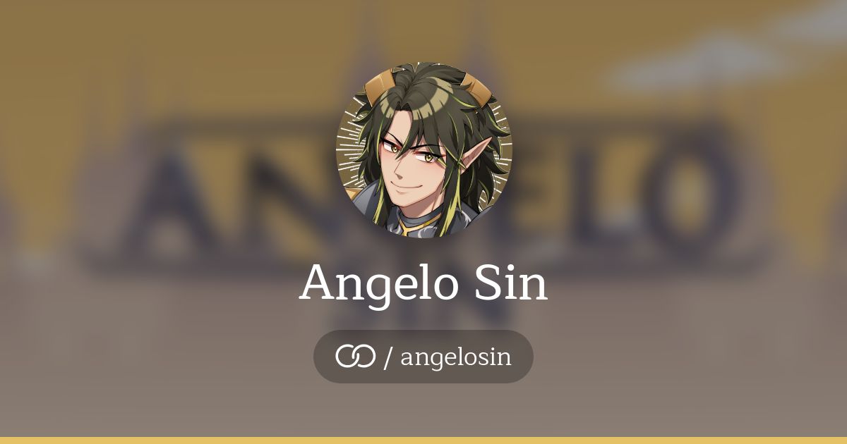 Angelo Sin (/angelosin) · solo.to