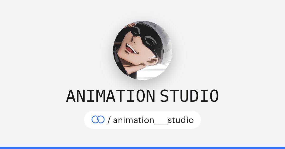 𝙰𝙽𝙸𝙼𝙰𝚃𝙸𝙾𝙽 𝚂𝚃𝚄𝙳𝙸𝙾 (/animation____studio) · solo.to