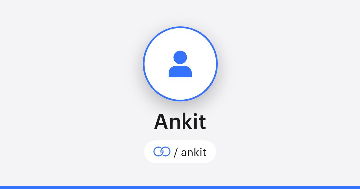 Ankit (/ankit) · solo.to