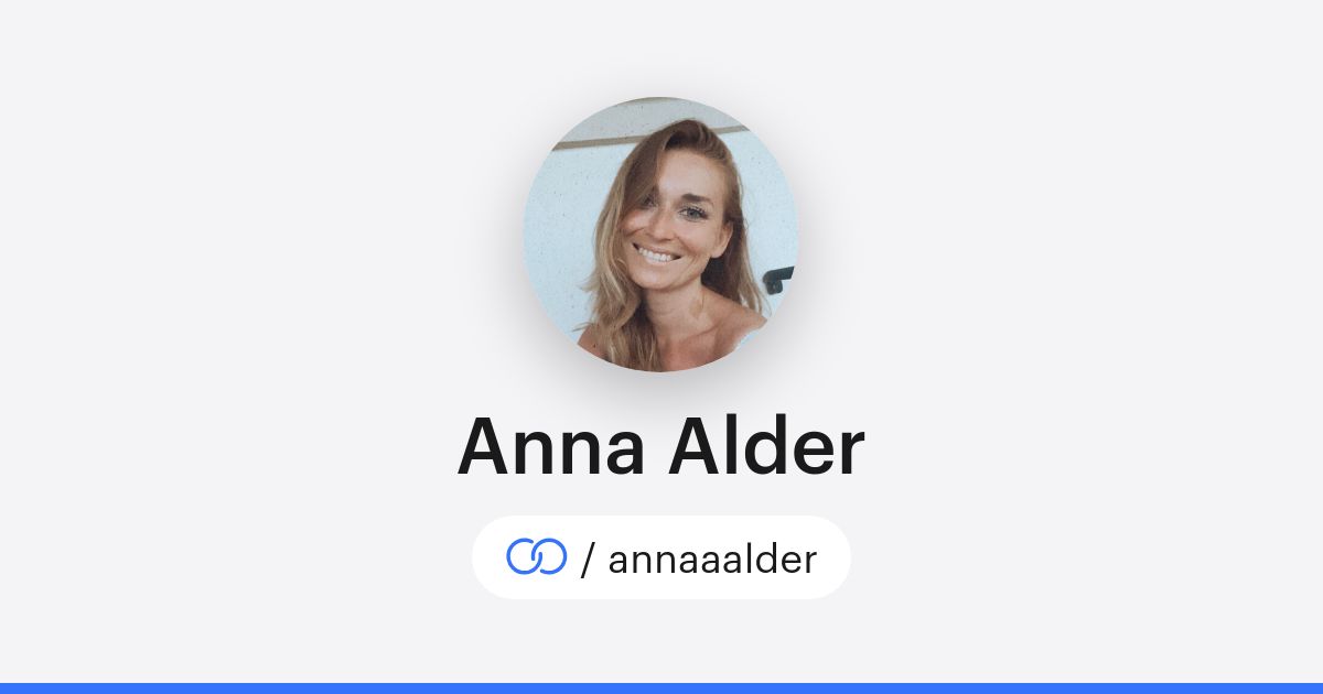 Anna Alder (/annaaalder) · solo.to