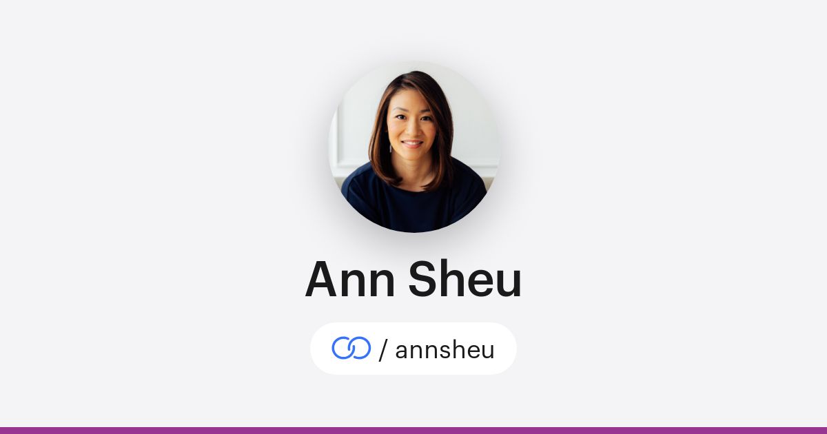 Ann Sheu (/annsheu) · solo.to