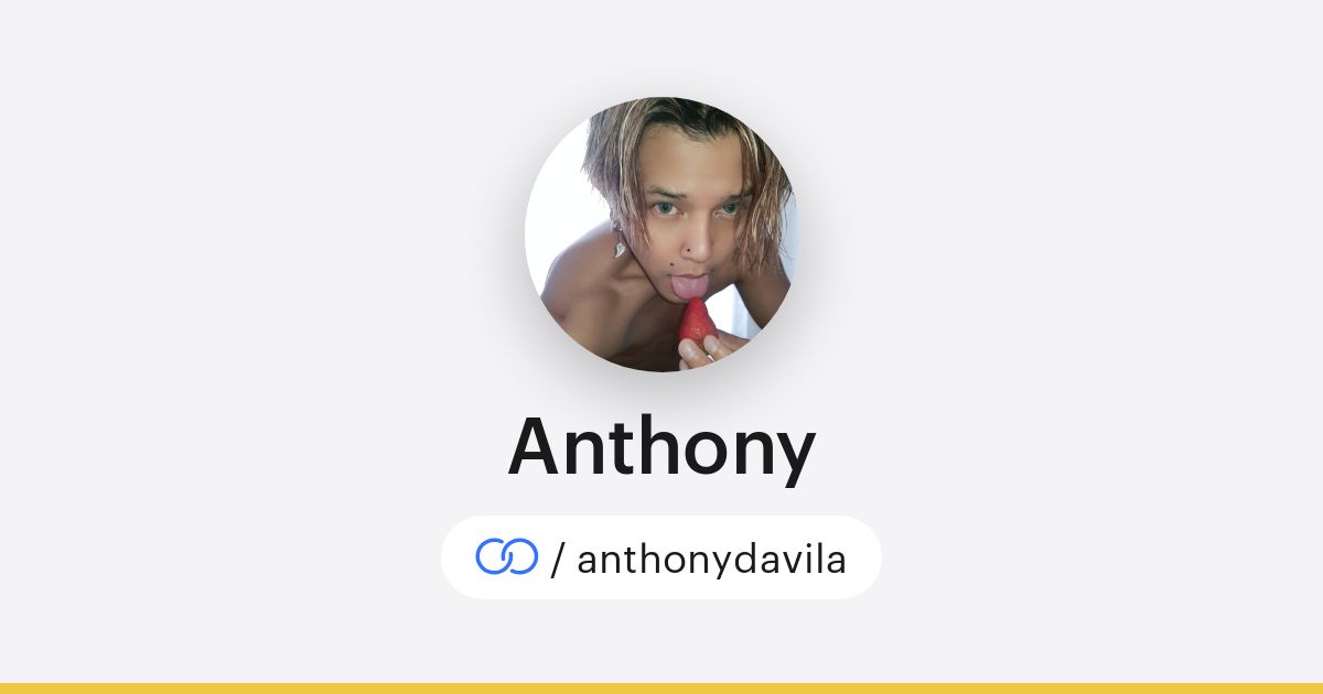 Anthony (/anthonydavila) · solo.to