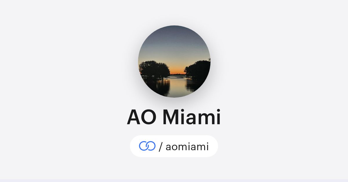 AO Miami (/aomiami) · solo.to
