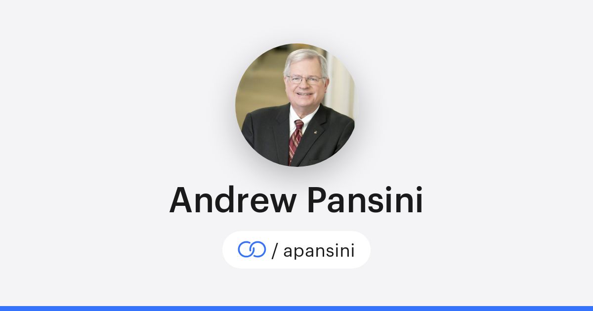 Andrew Pansini (/apansini) · solo.to