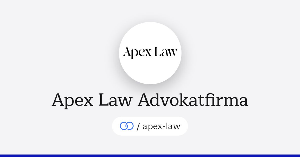 Apex Law Advokatfirma (/apex-law) · solo.to