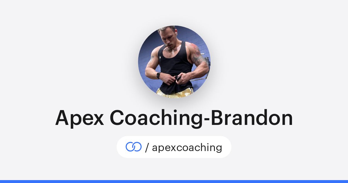 Apex Coaching-Brandon (/apexcoaching) · solo.to