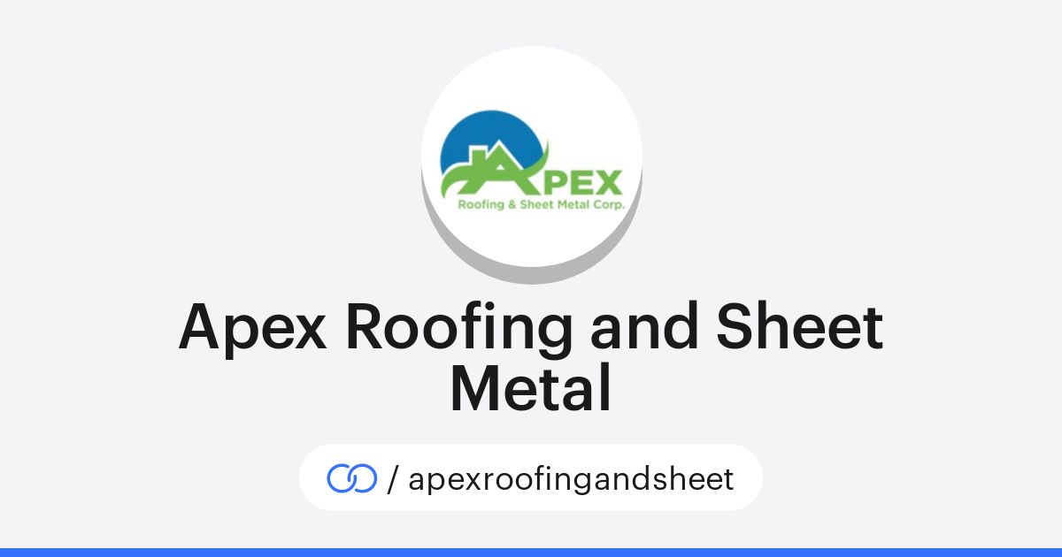 Apex Roofing and Sheet Metal (/apexroofingandsheet) · solo.to