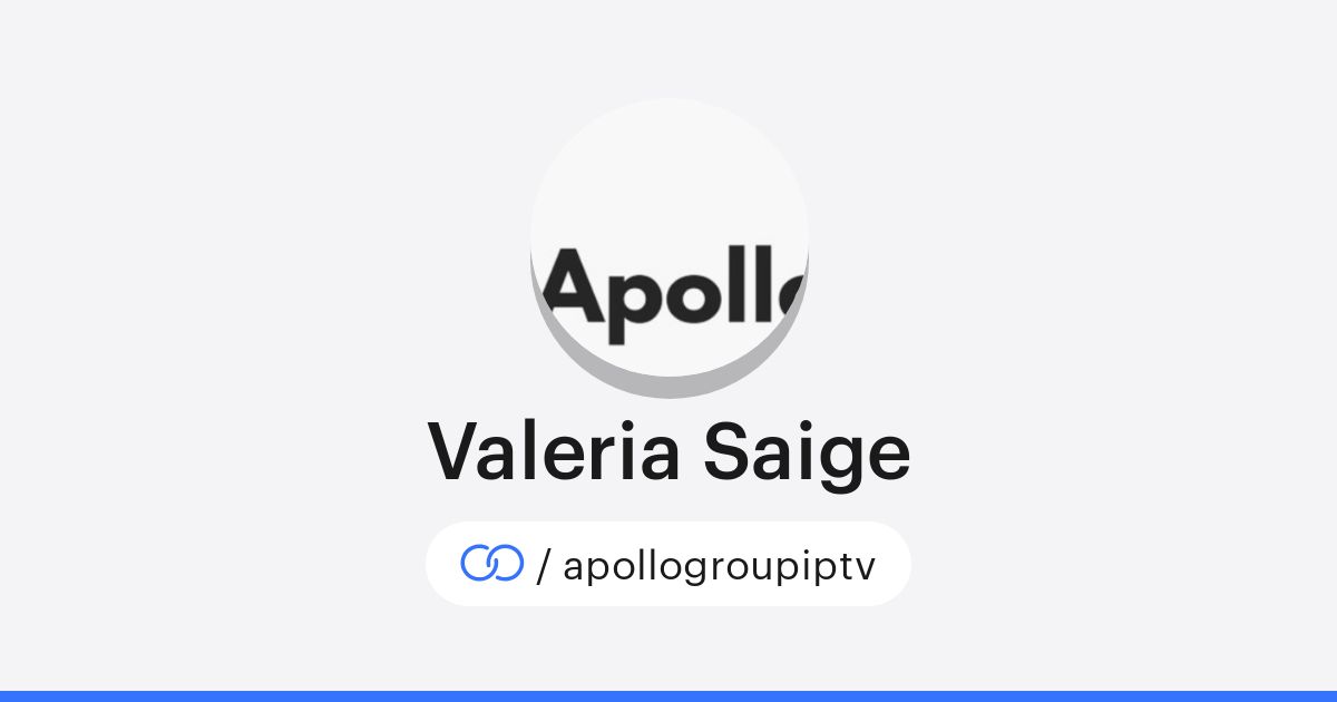 Valeria Saige (/apollogroupiptv) · solo.to