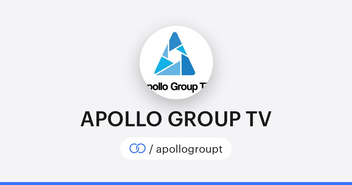 APOLLO GROUP TV (/apollogroupt) · solo.to