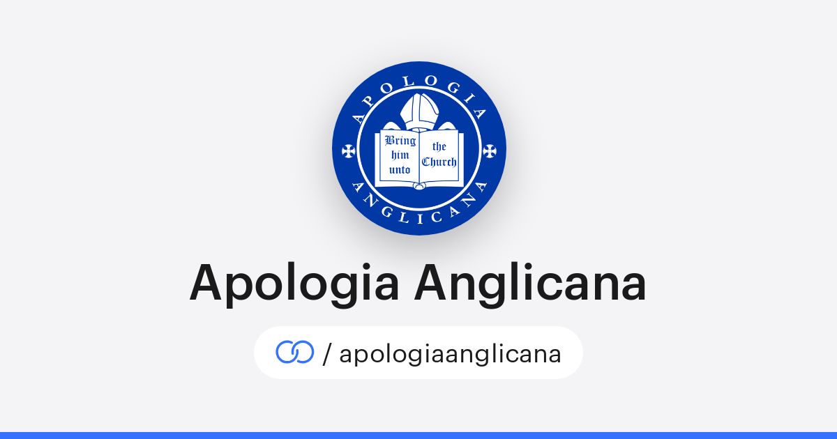 Apologia Anglicana (/apologiaanglicana) · solo.to