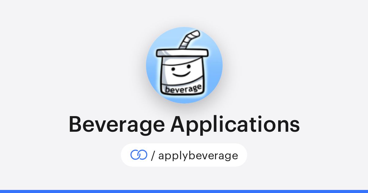 Beverage Applications (/applybeverage) · solo.to