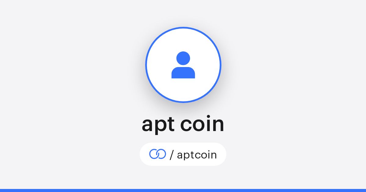 apt coin (/aptcoin) · solo.to