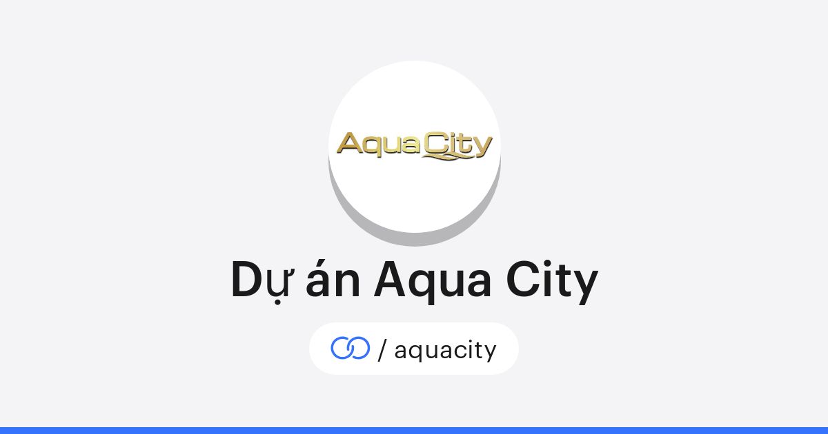 Dự án Aqua City (/aquacity) · solo.to