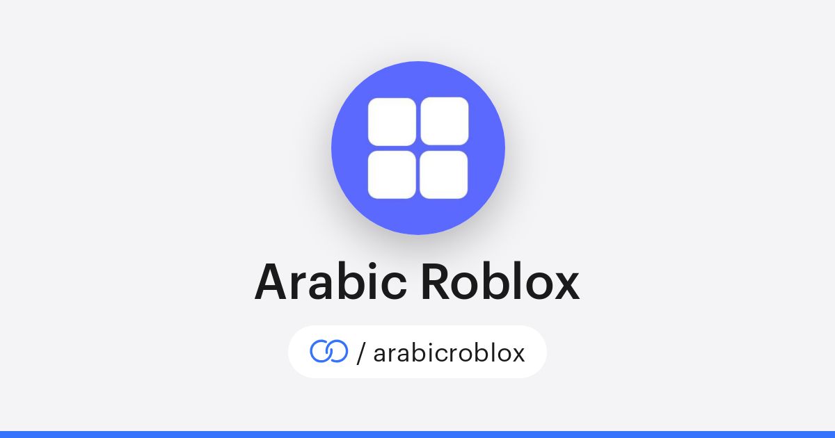 Arabic Roblox (/arabicroblox) · solo.to
