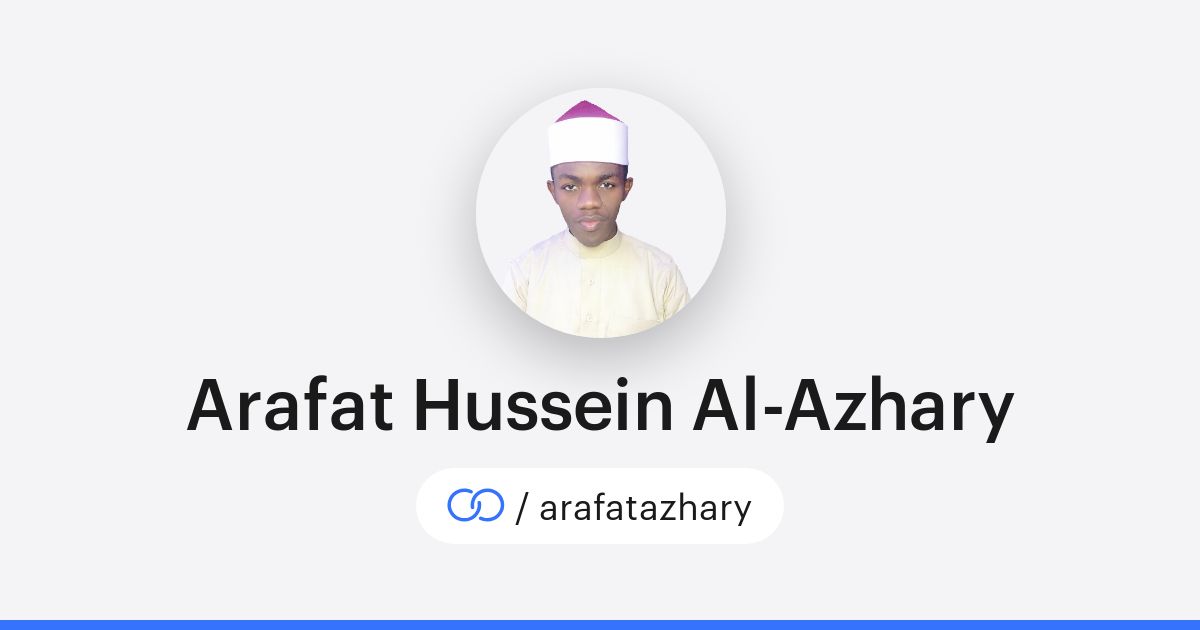 Arafat Hussein Al-Azhary (/arafatazhary) · solo.to