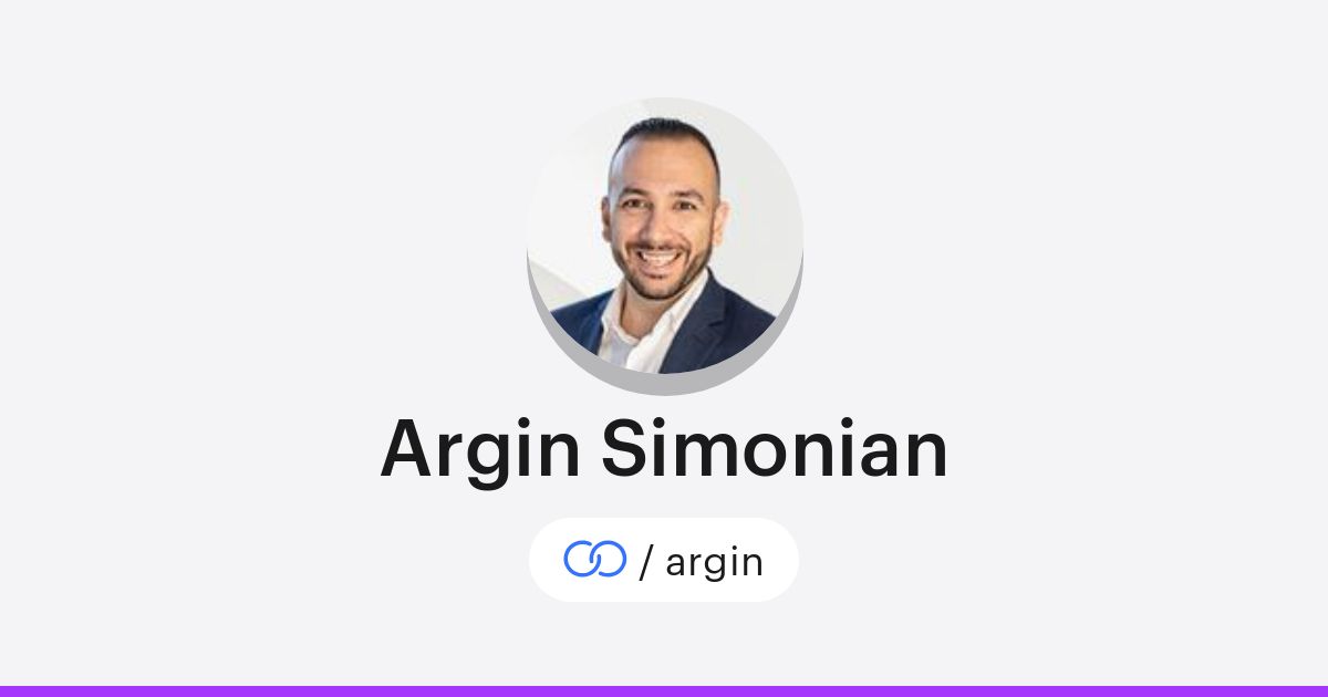 Argin Simonian (/argin) · solo.to