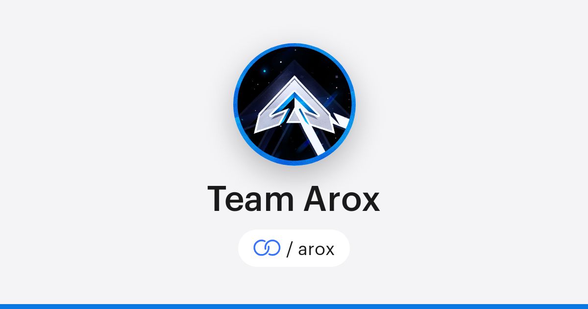 Team Arox (/arox) · solo.to