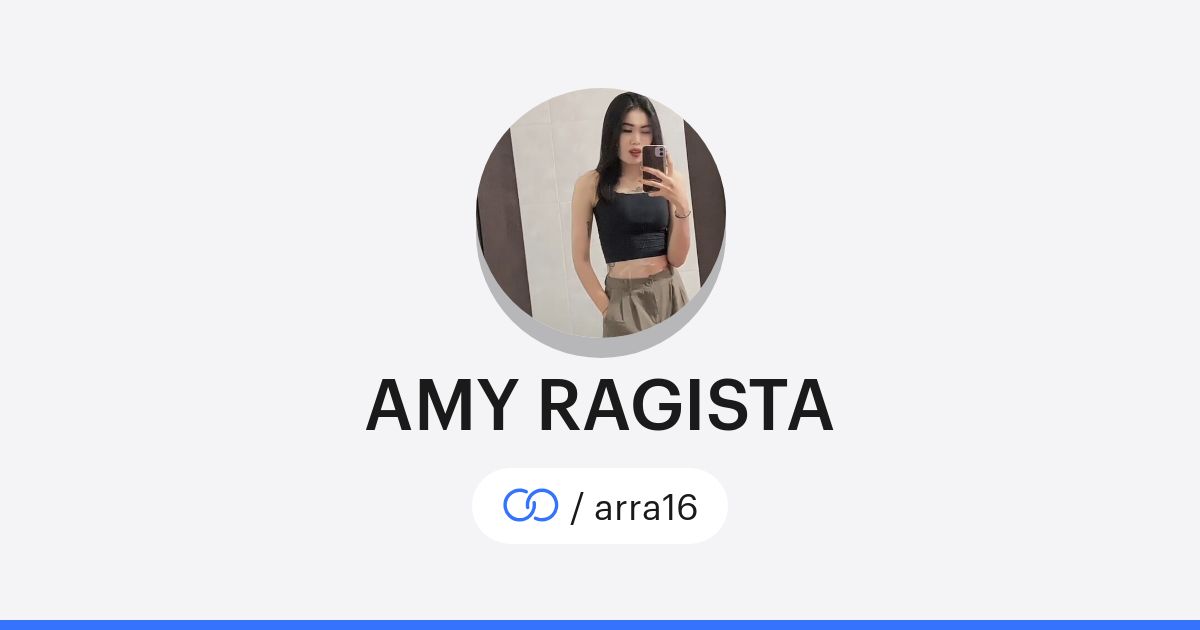AMY RAGISTA (/arra16) · solo.to