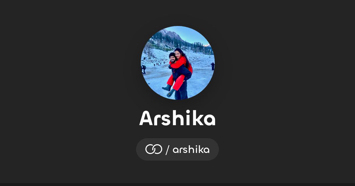 Arshika · solo.to