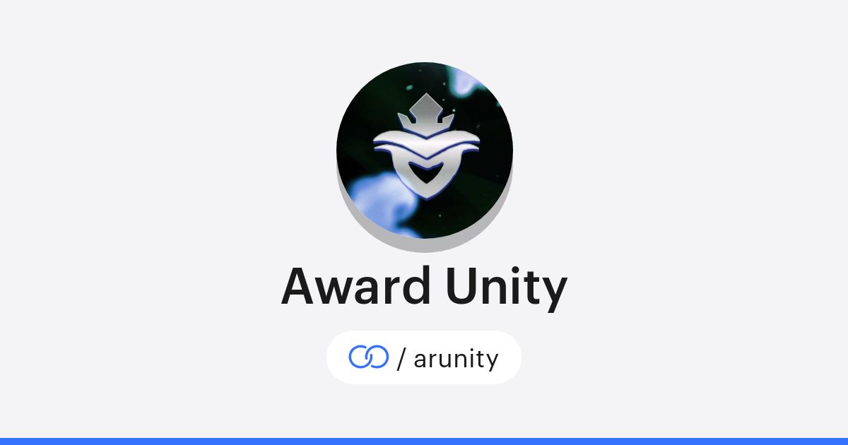Award Unity (/arunity) · solo.to