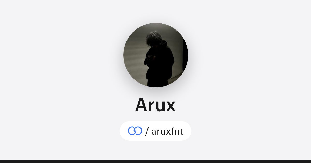 Arux (/aruxfnt) · solo.to