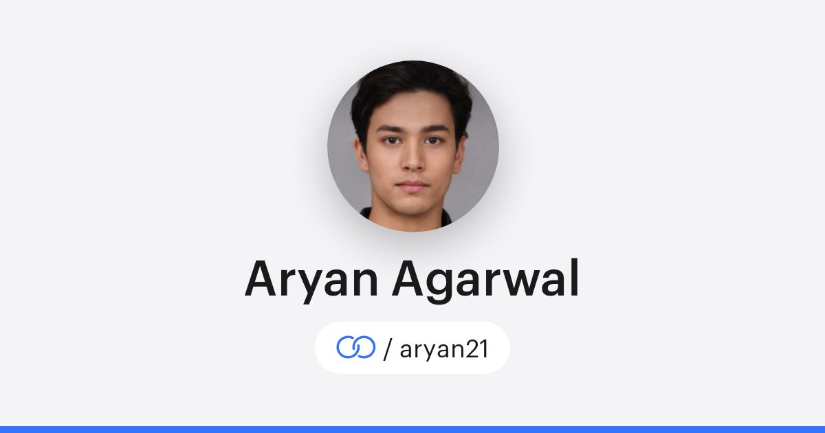 Aryan Agarwal (/aryan21) · solo.to