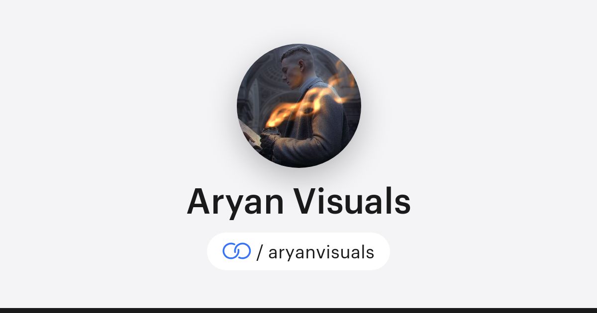 Aryan Visuals (/aryanvisuals) · solo.to