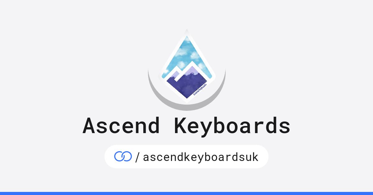 Ascend Keyboards (/ascendkeyboardsuk) · solo.to