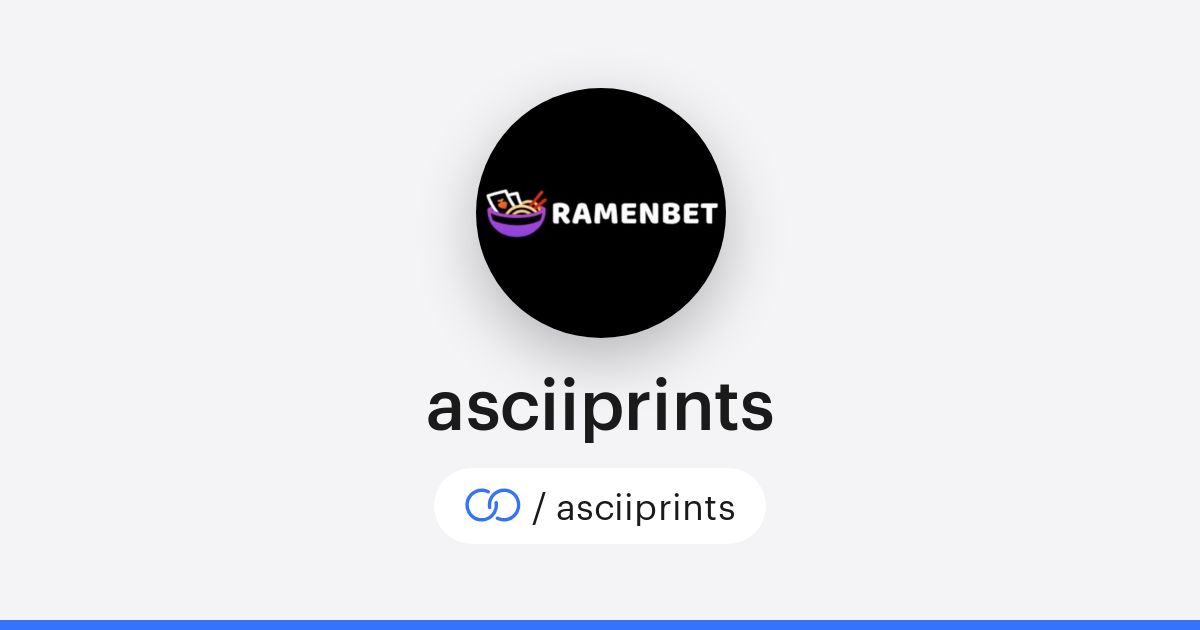 asciiprints · solo.to