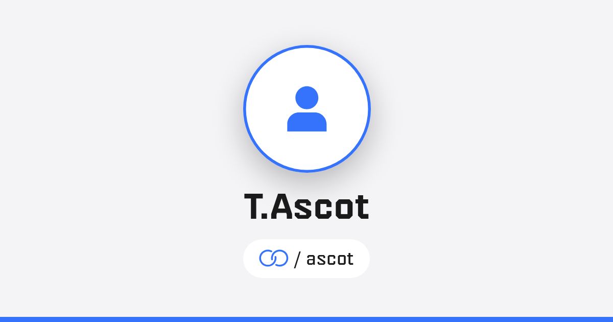 T.Ascot (/ascot) · solo.to