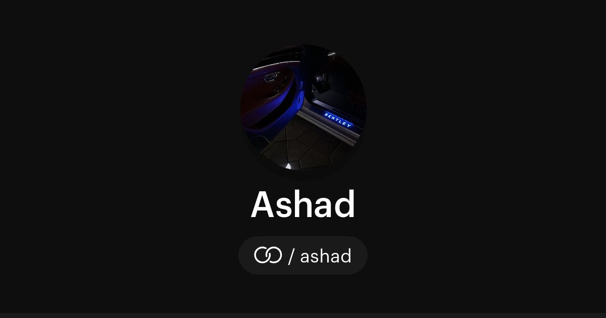 Ashad · solo.to