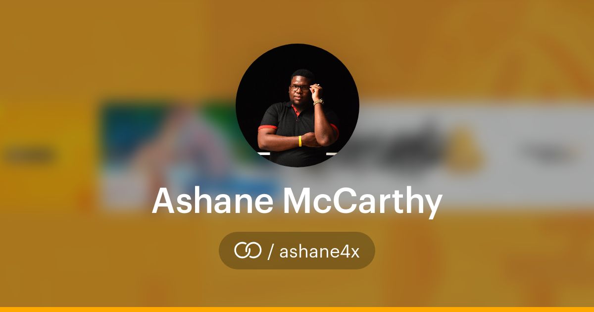 Ashane McCarthy (/ashane4x) · solo.to
