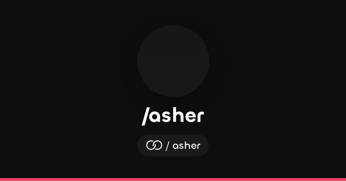 /asher · solo.to