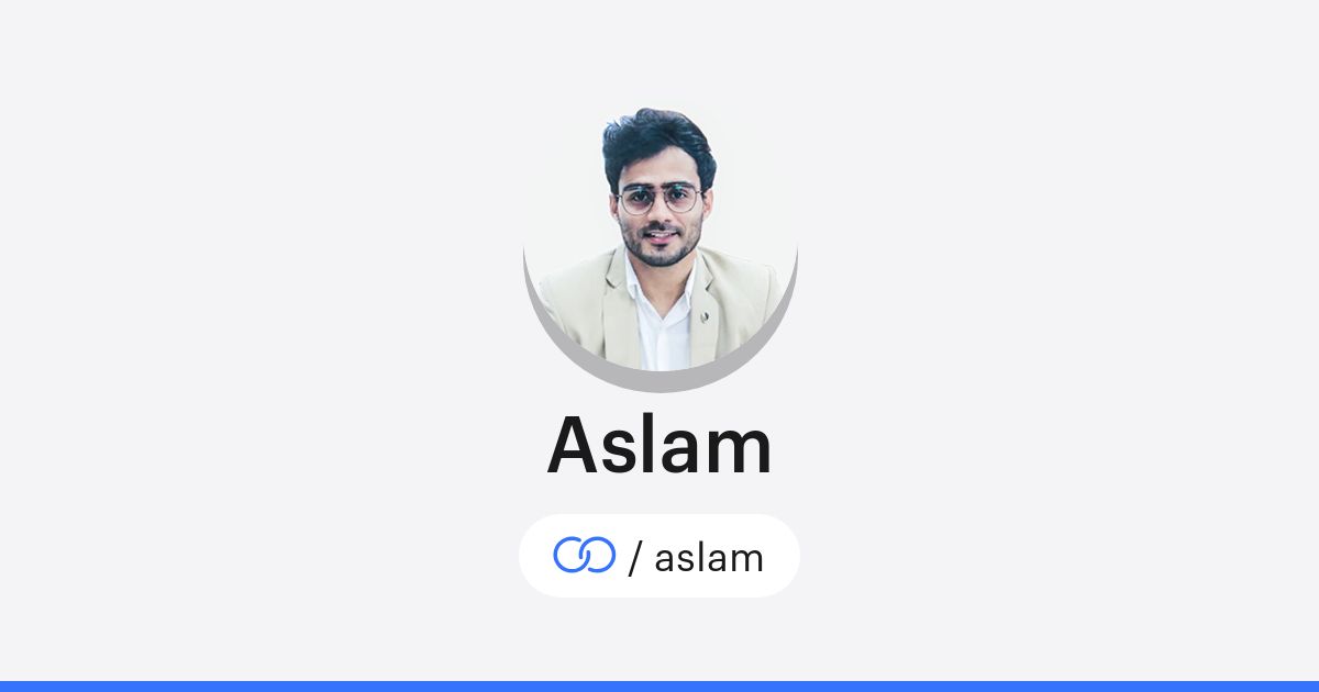 Aslam · solo.to