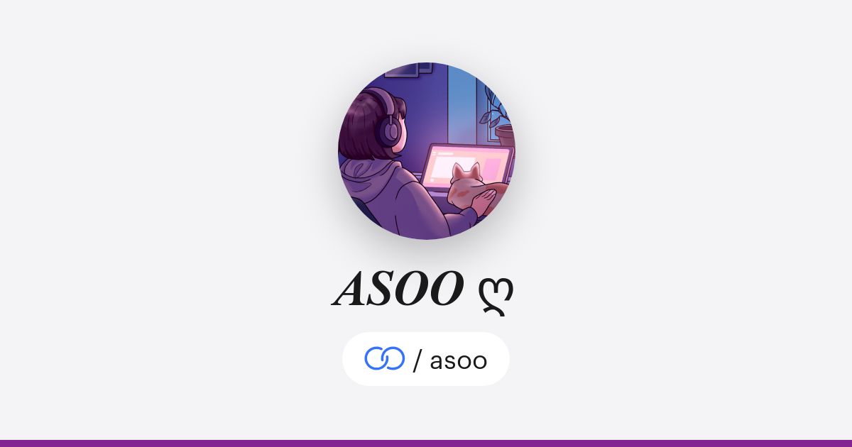 𝑨𝑺𝑶𝑶 ღ (/asoo) · solo.to