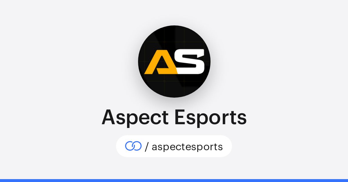 Aspect Esports (/aspectesports) · solo.to