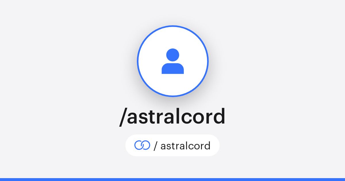/astralcord · solo.to