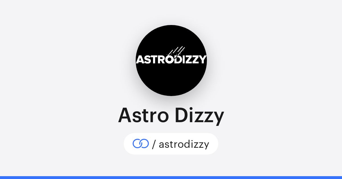 Astro Dizzy (/astrodizzy) · solo.to