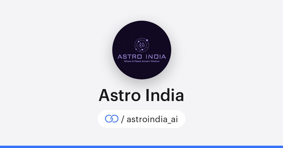 Astro India (/astroindia_ai) · solo.to