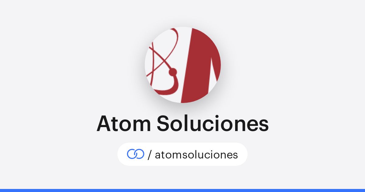 Atom Soluciones (/atomsoluciones) · solo.to