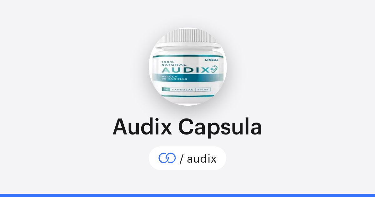 Audix Capsula (/audix) · solo.to