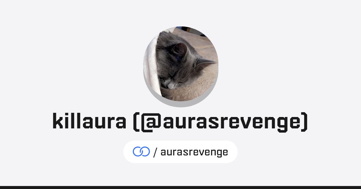 killaura (@aurasrevenge) (/aurasrevenge) · solo.to