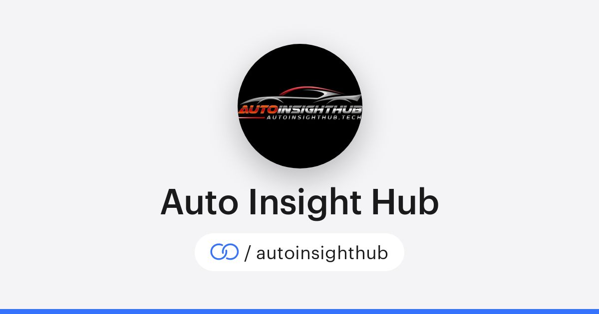Auto Insight Hub (/autoinsighthub) · solo.to