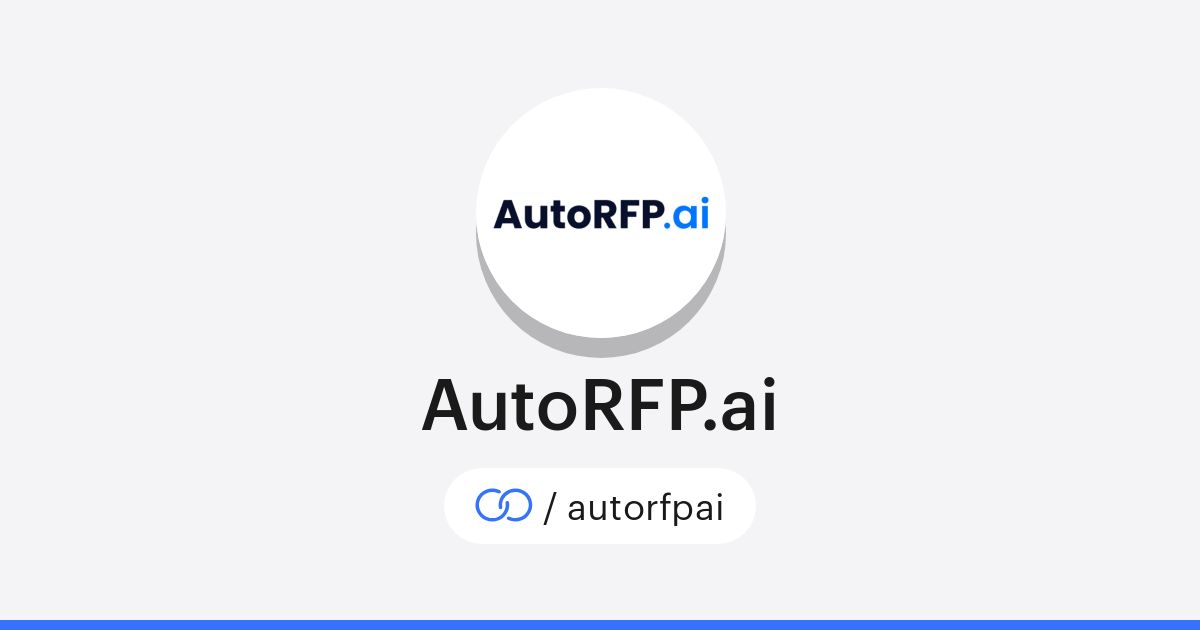 AutoRFP.ai (/autorfpai) · solo.to