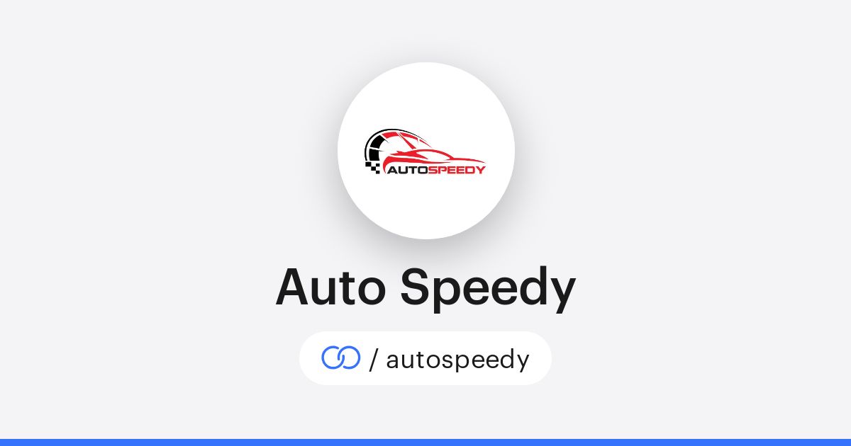 Auto Speedy (/autospeedy) · solo.to