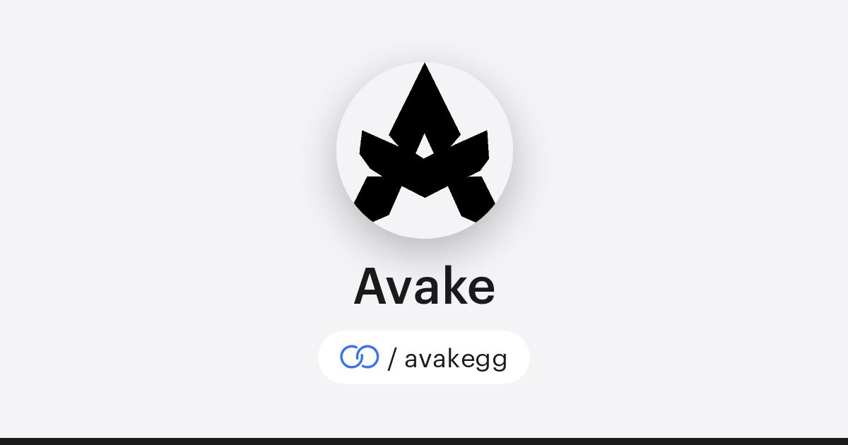 Avake (/avakegg) · solo.to