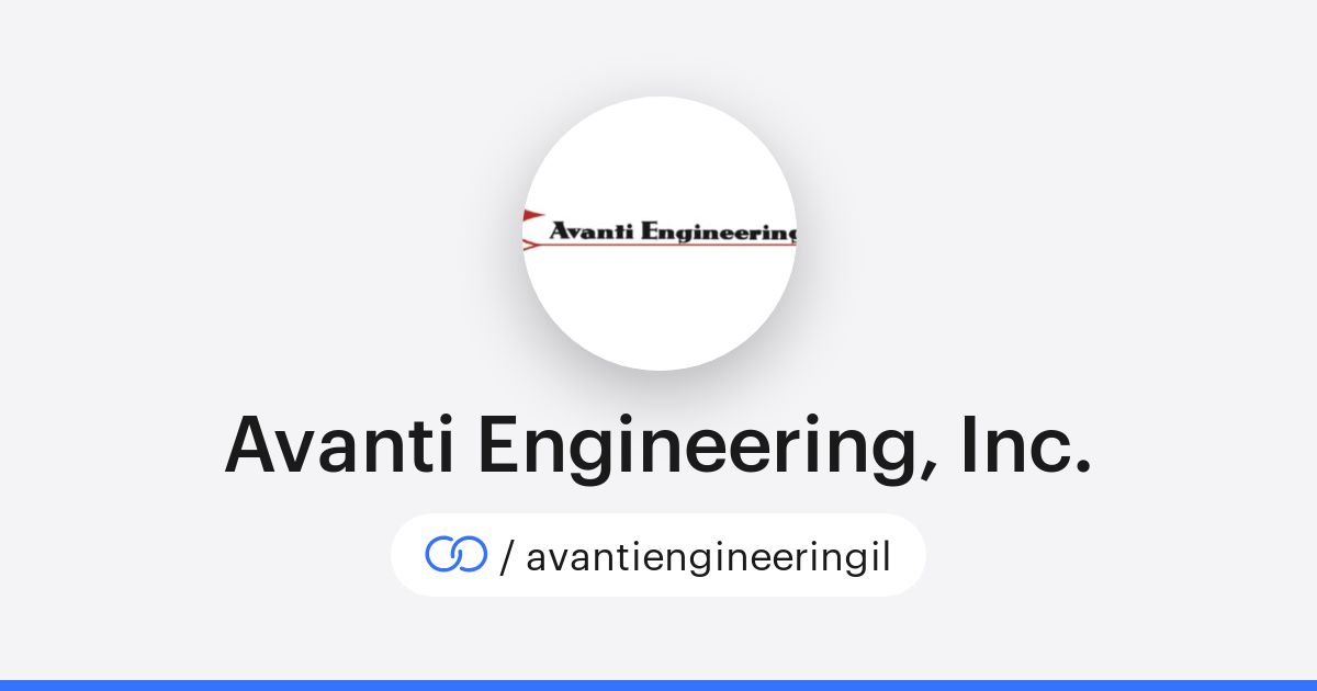 Avanti Engineering, Inc. (/avantiengineeringil) · solo.to