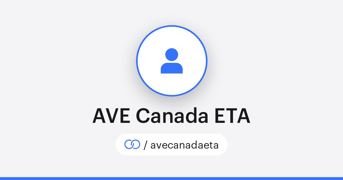 AVE Canada ETA (/avecanadaeta) · solo.to