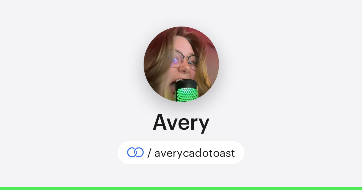 Avery (/averycadotoast) · solo.to